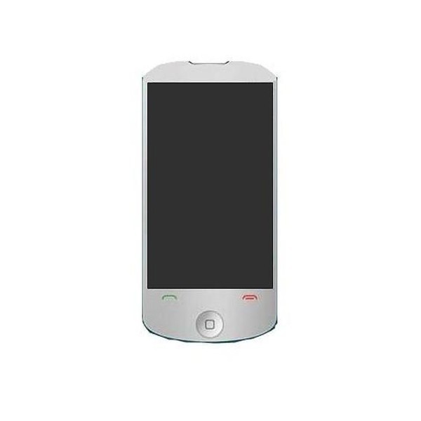 LCD with Touch Screen for Spice M-6800 FLO - White by Maxbhi.com