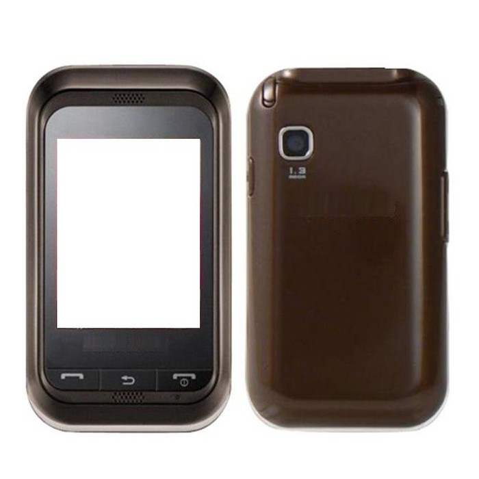 Full Body Housing for Samsung C3300K Champ - Brown - Maxbhi.com