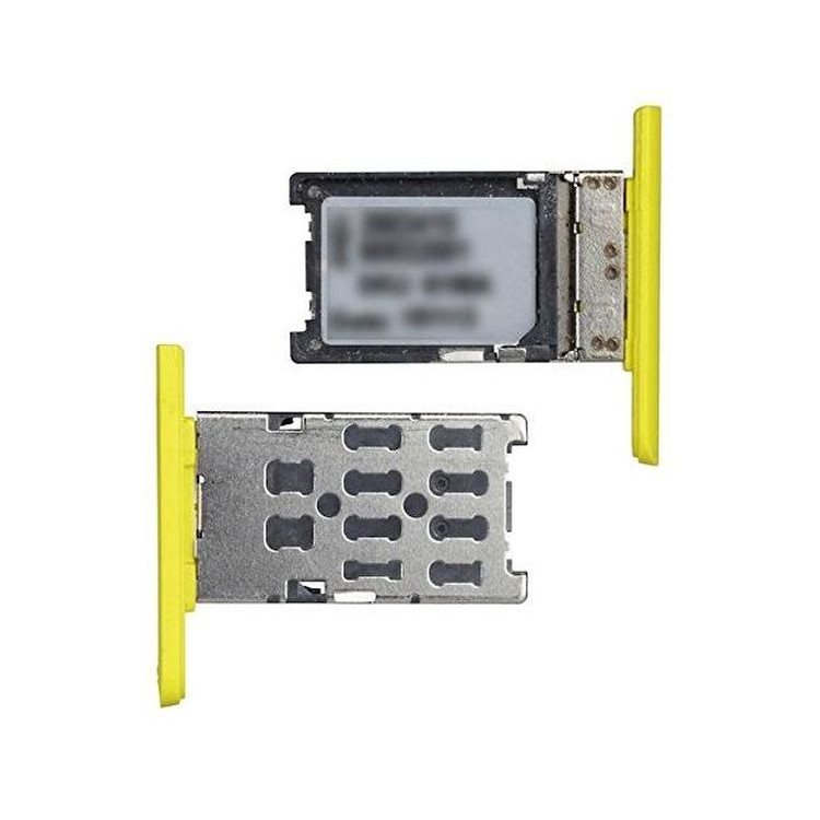 SIM Card Holder Tray for Nokia Lumia 1520 - Yellow - Maxbhi.com