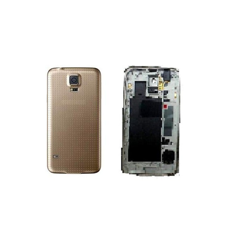 Full Body Housing for Samsung Galaxy S5 SM-G900H - Gold - Maxbhi.com