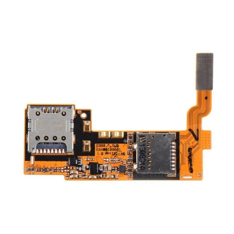 MMC with Sim Card Reader for LG Optimus G Pro E986 by Maxbhi.com