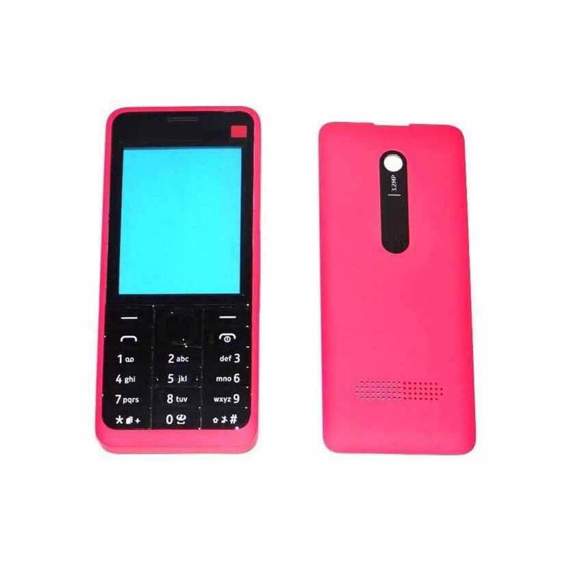 Full Body Housing for Nokia 301 Dual Sim - Magenta - Maxbhi.com