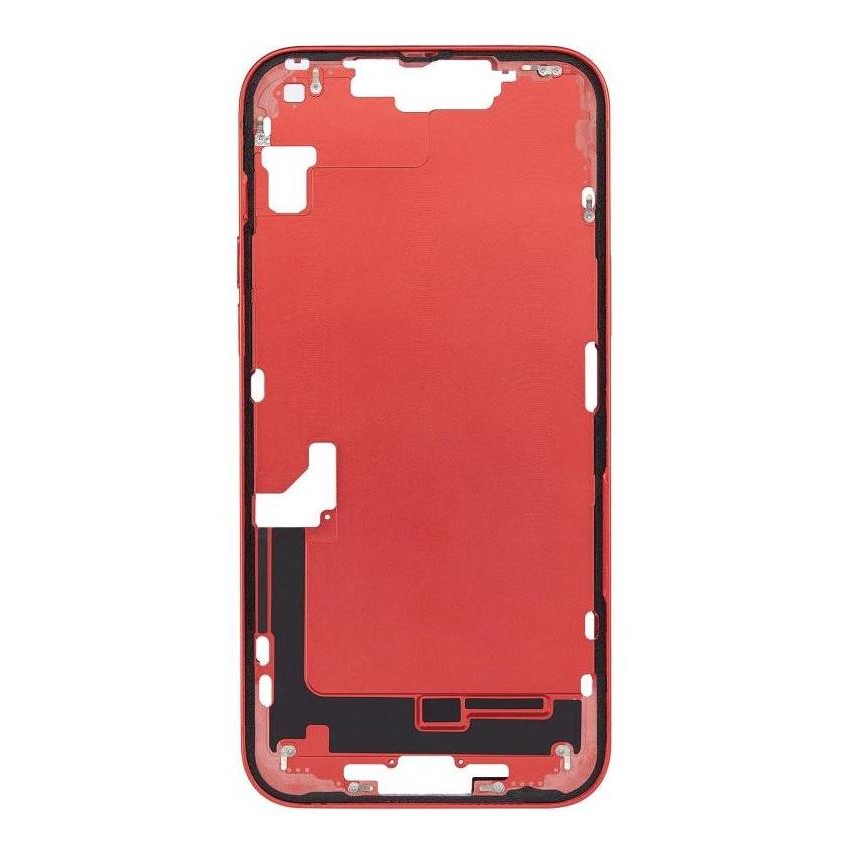 LCD Frame Middle Chassis for Apple iPhone 14 Plus - Red by Maxbhi.com