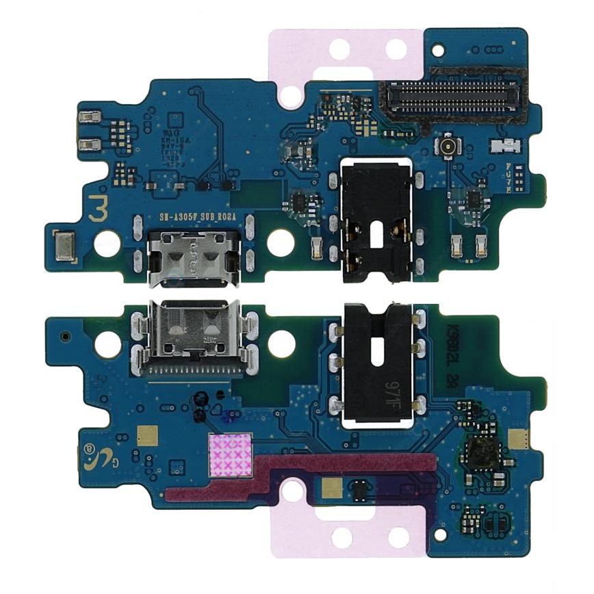 Charging Connector Flex PCB Board for Samsung Galaxy A30s by Maxbhi.com