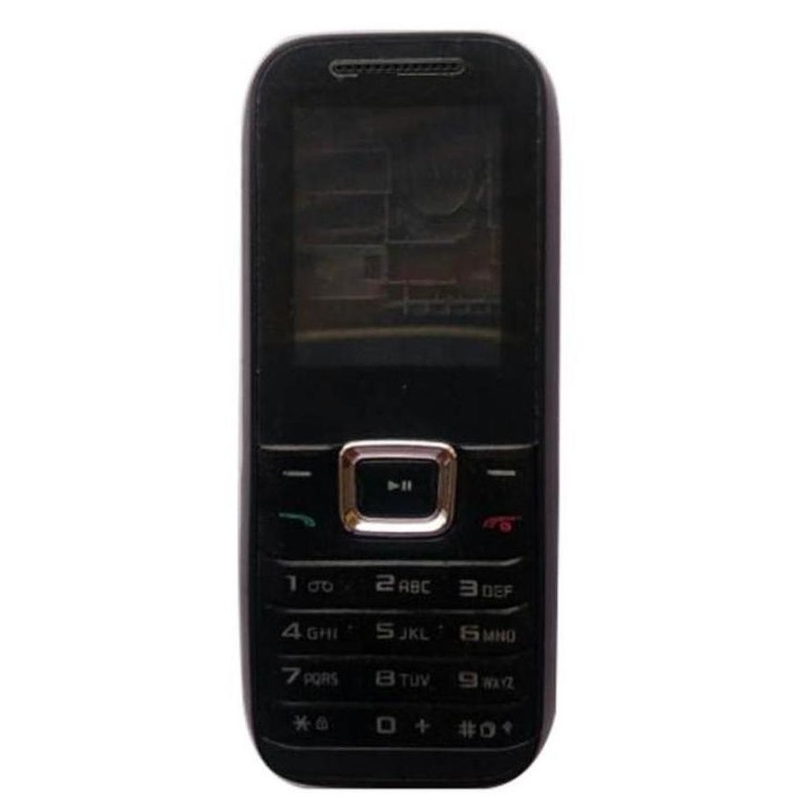 Full Body Faceplate For Samsung E1232 Black - Maxbhi.com