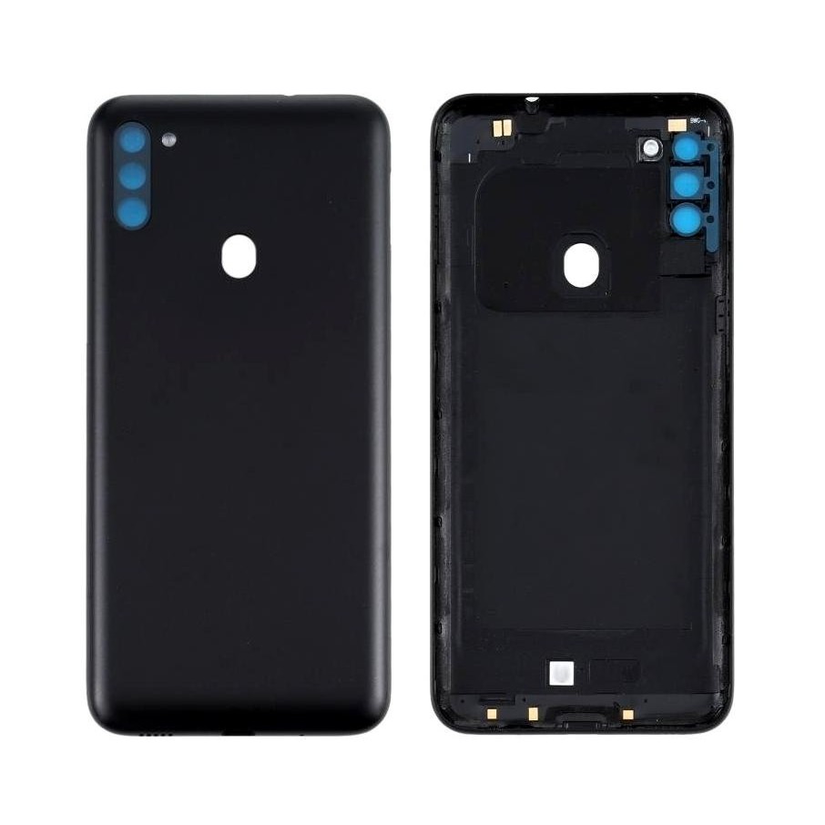 Back Panel Cover for Samsung Galaxy M11 - Black - Maxbhi.com