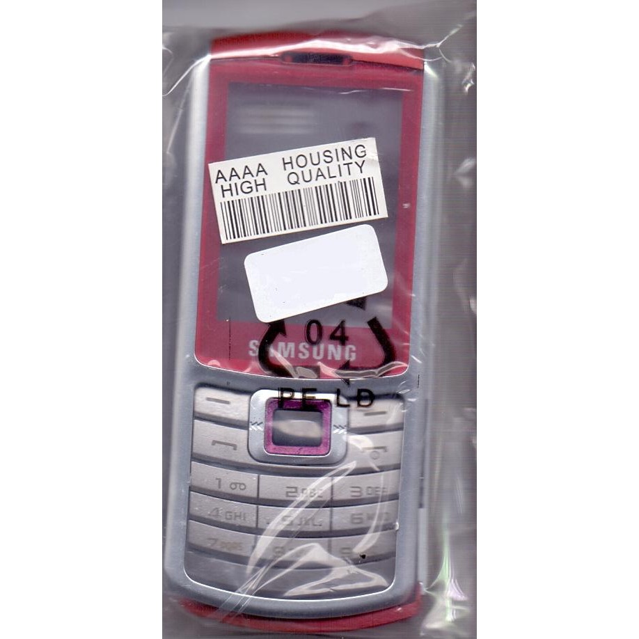 Full Body Housing for Samsung S3310 - Red & Silver - Maxbhi.com