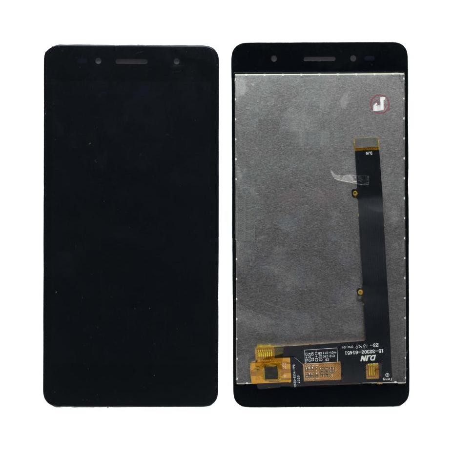 LCD with Touch Screen for Lava R1 - Black by Maxbhi.com