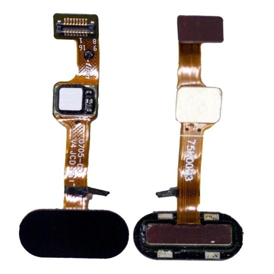 Fingerprint Sensor Flex Cable for Oppo F3 CPH1609 Black by Maxbhi.com