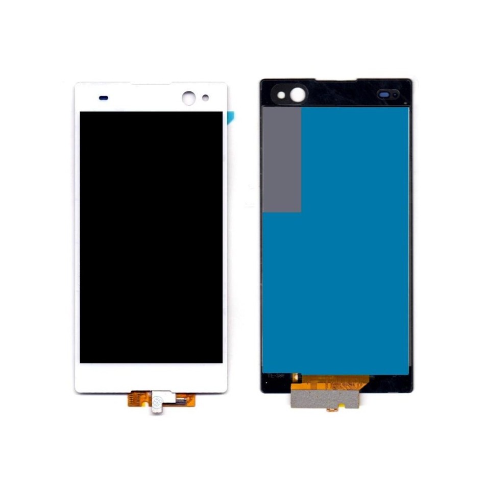 LCD with Touch Screen for Sony Xperia C3 Dual D2502 - White by Maxbhi.com