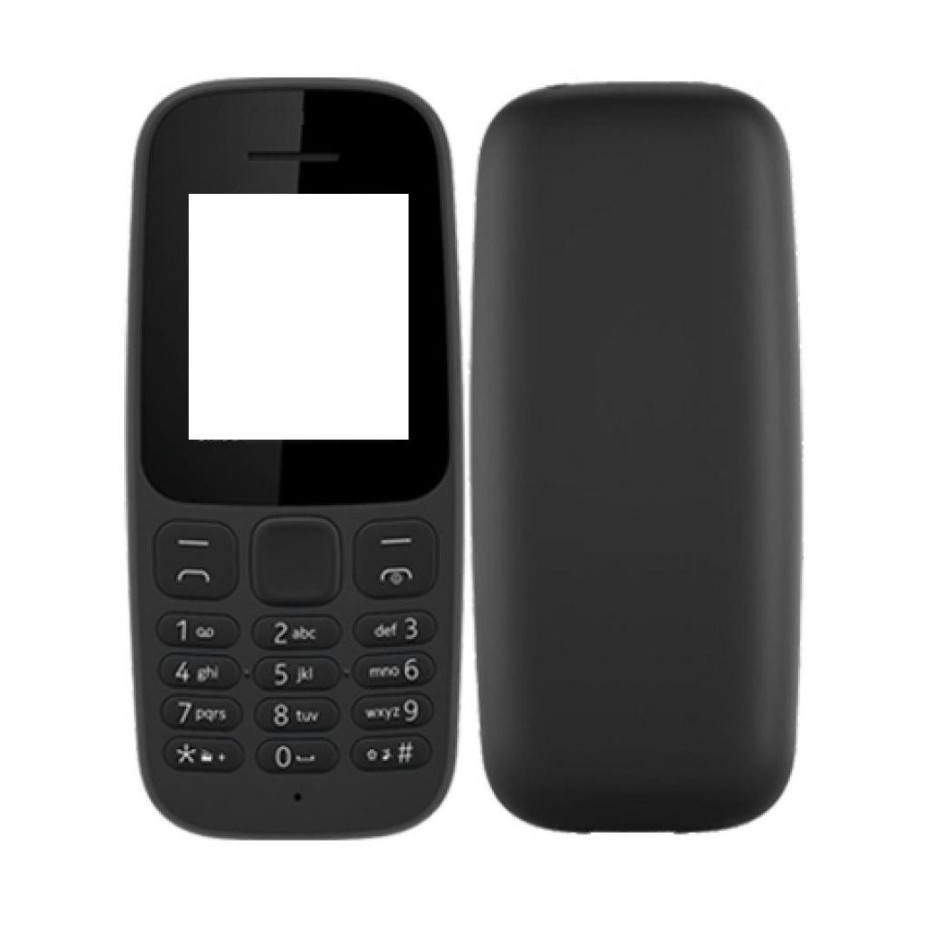 Full Body Housing for Nokia 105 2017 - Black - Maxbhi.com