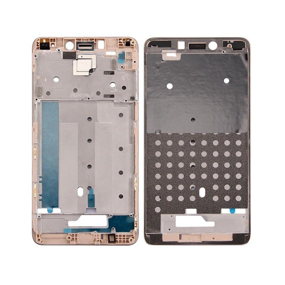 LCD Frame Middle Chassis for Xiaomi Redmi Note 4 - Gold by Maxbhi.com