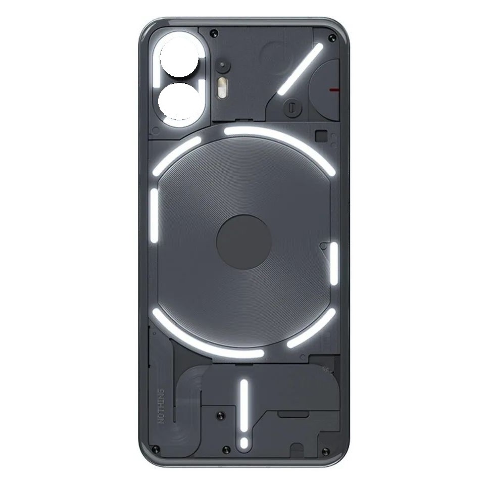 Back Panel Cover for Nothing Phone 2 - Black - Maxbhi.com