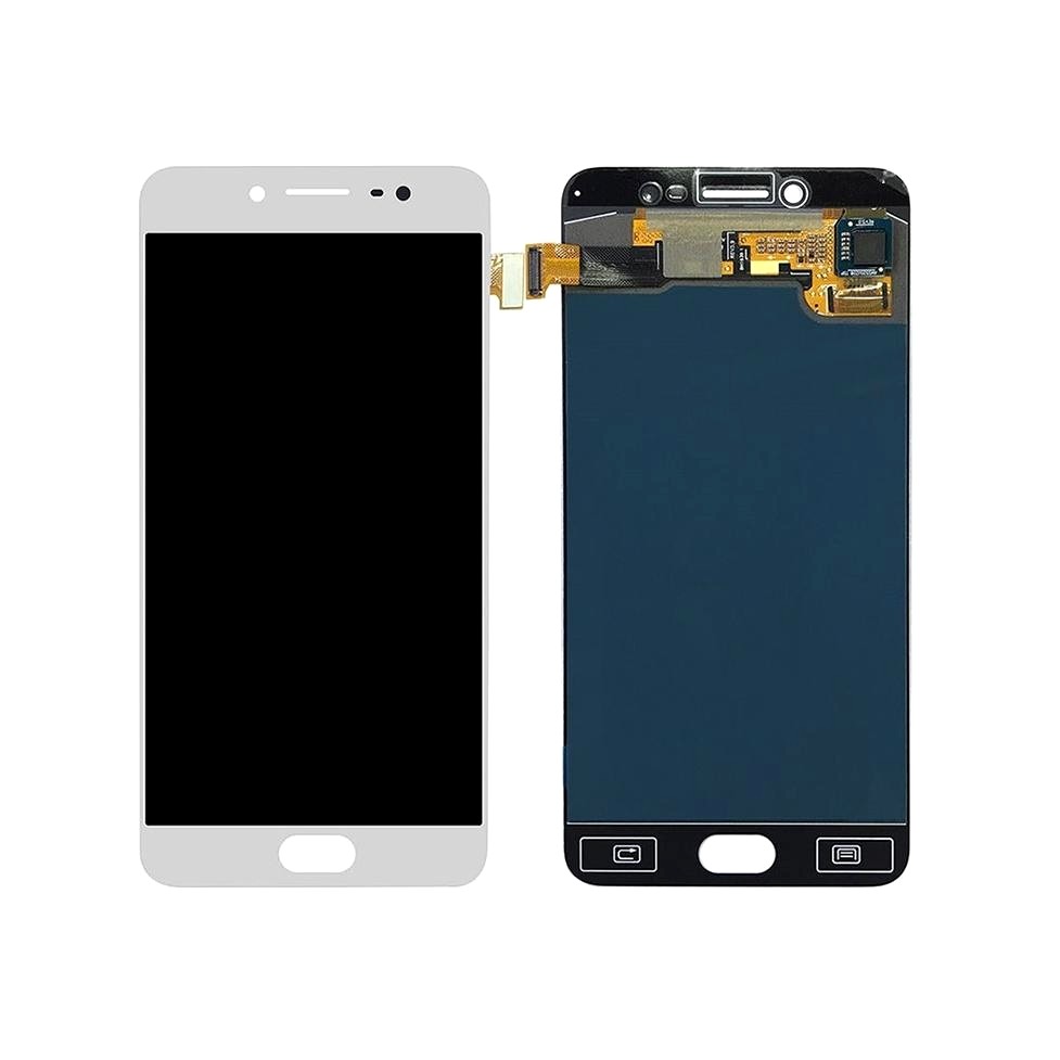 LCD with Touch Screen for Vivo X7 - White by Maxbhi.com
