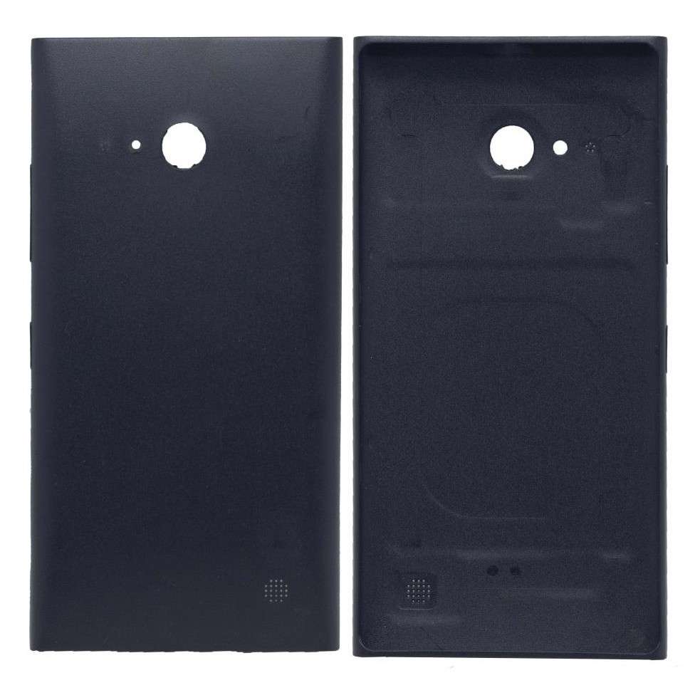 Back Panel Cover for Nokia Lumia 730 - Black - Maxbhi.com