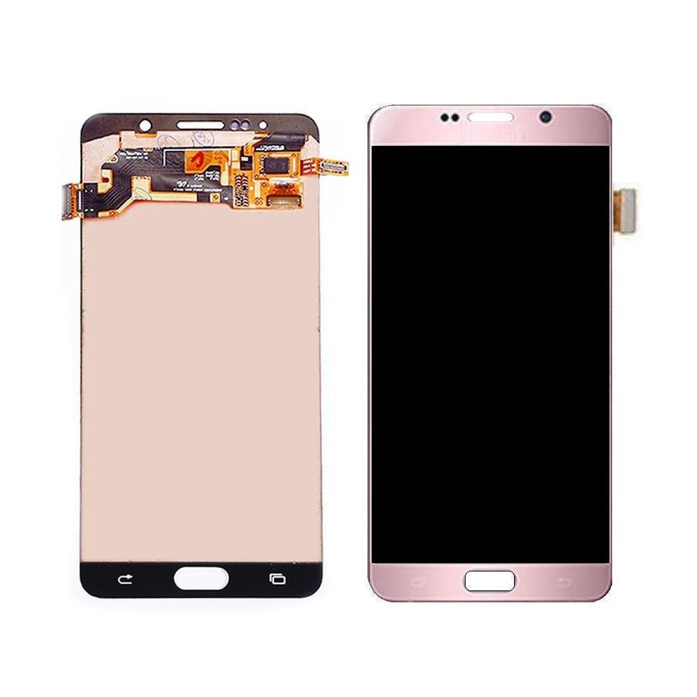 LCD with Touch Screen for Samsung Galaxy Note 5 - Rose Gold by Maxbhi.com